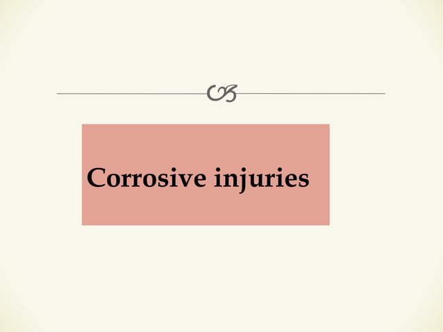Management of Corrosive injuries - (GD) Disctrict Hospital Nashik.pptx ...