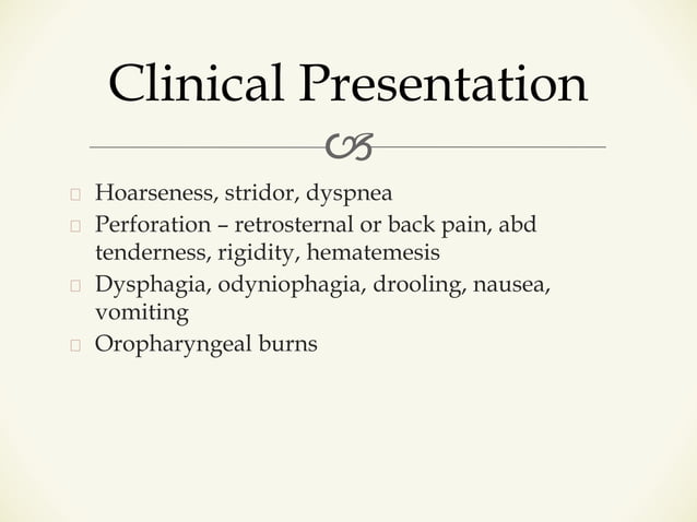 Management of Corrosive injuries - (GD) Disctrict Hospital Nashik.pptx ...