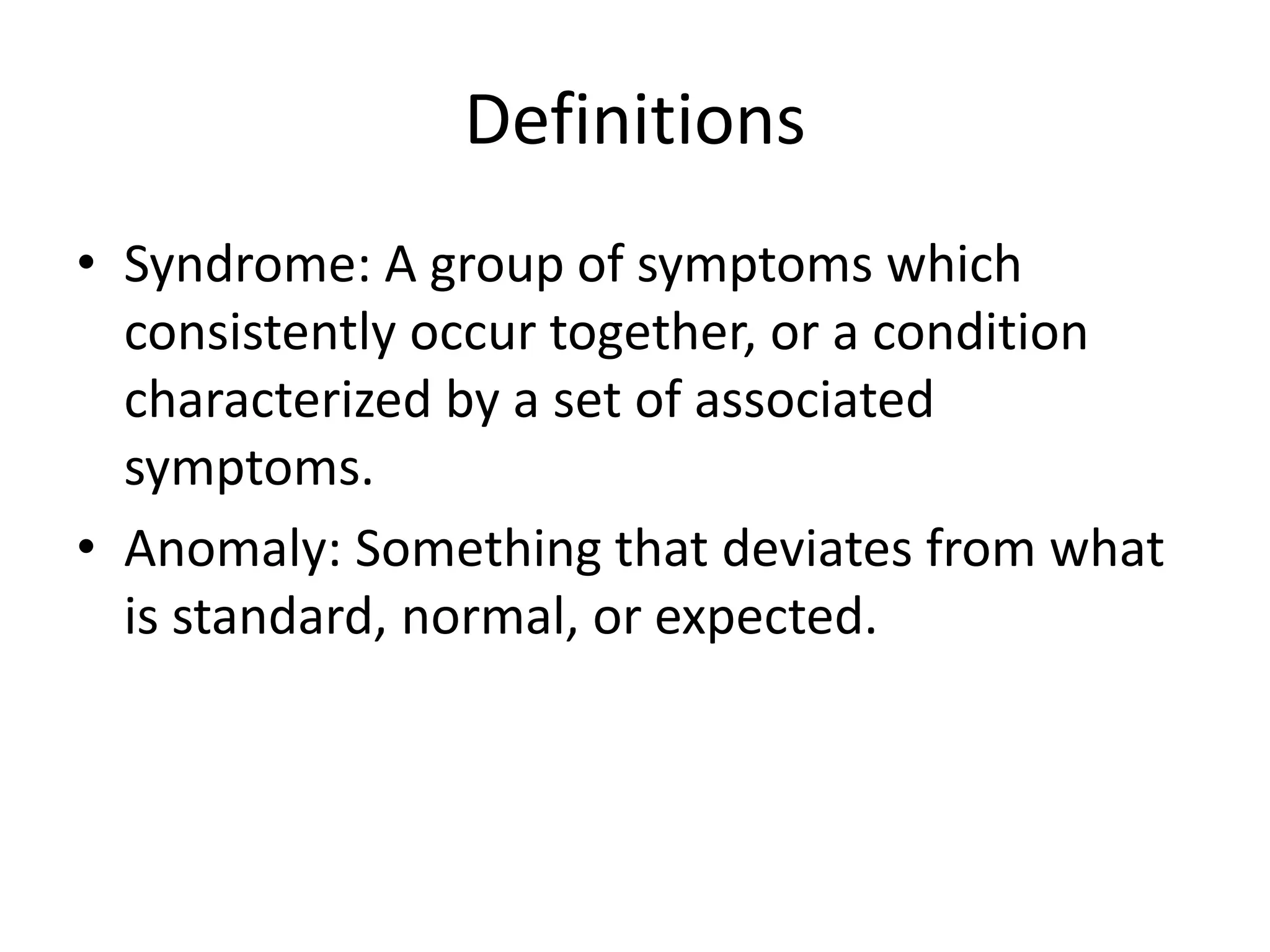 Management of craniofacial syndromes and developmental anomalies | PPTX