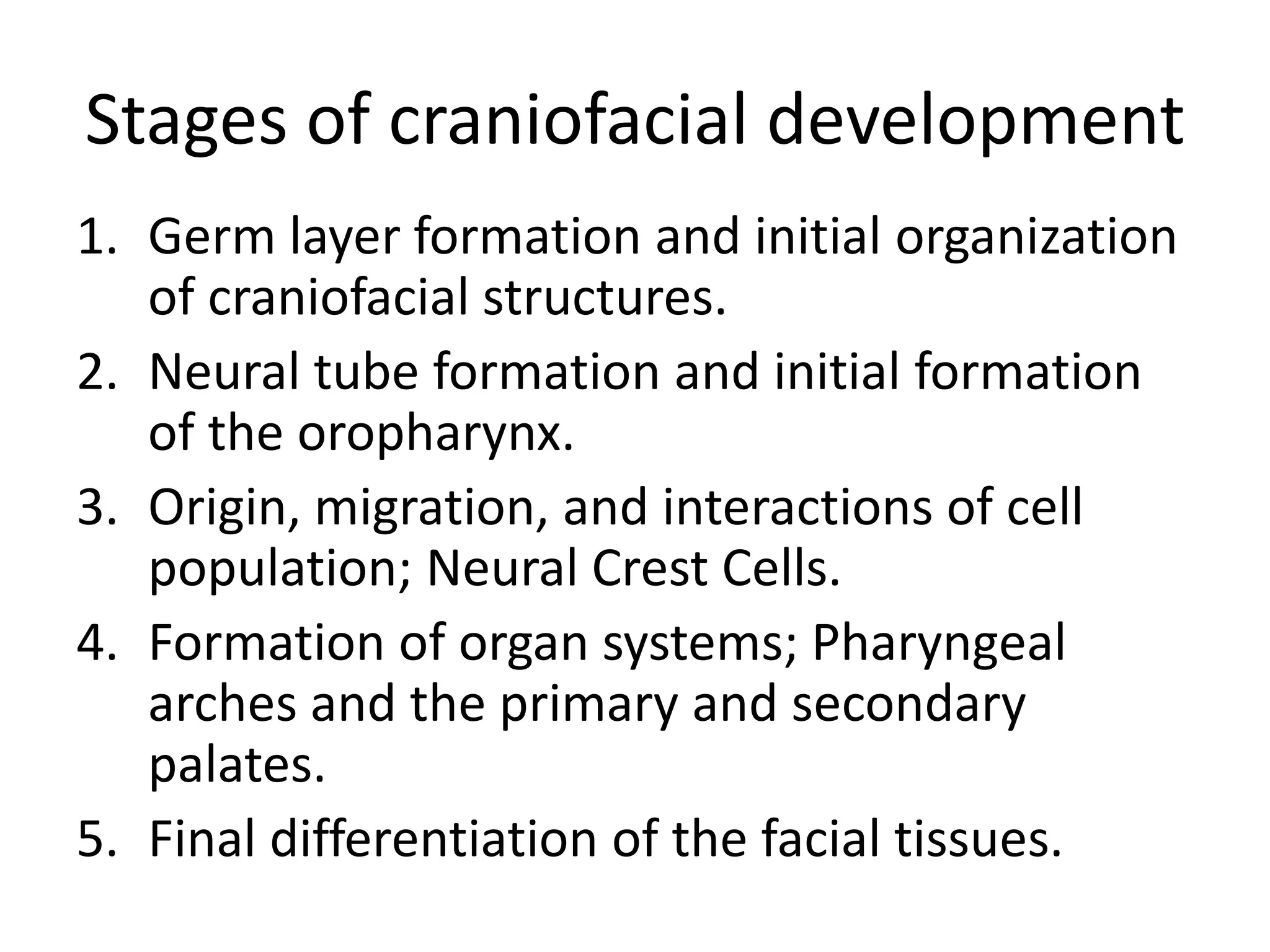 Management of craniofacial syndromes and developmental anomalies | PPTX