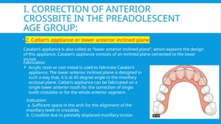 ORTHODONTIC Management of Crossbite.pptx