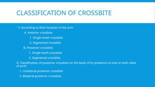 ORTHODONTIC Management of Crossbite.pptx