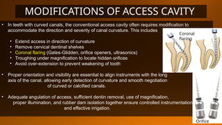MANAGEMENT OF CURVED CANALS IN ENDODONTICS.pptx