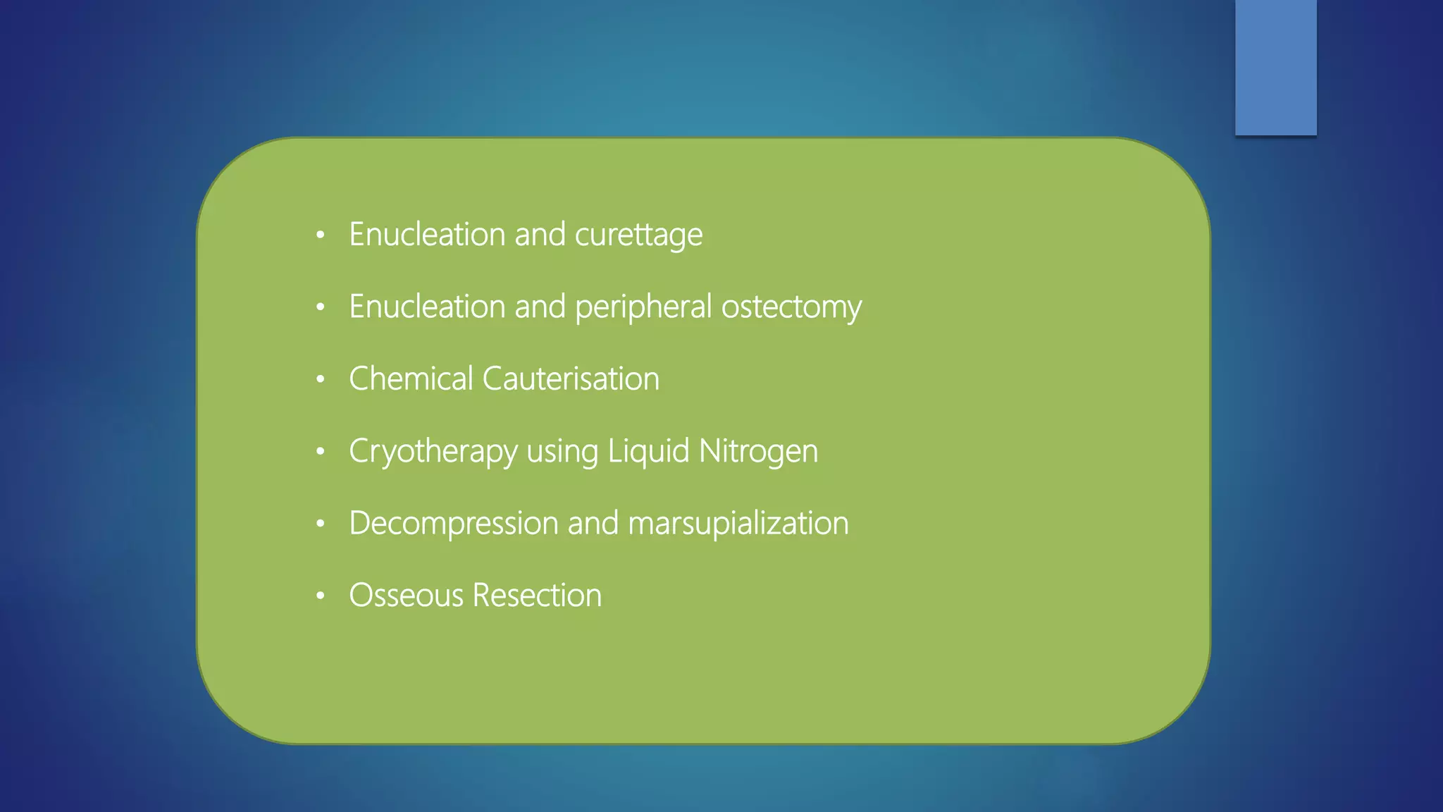 Management of cyst | PPTX