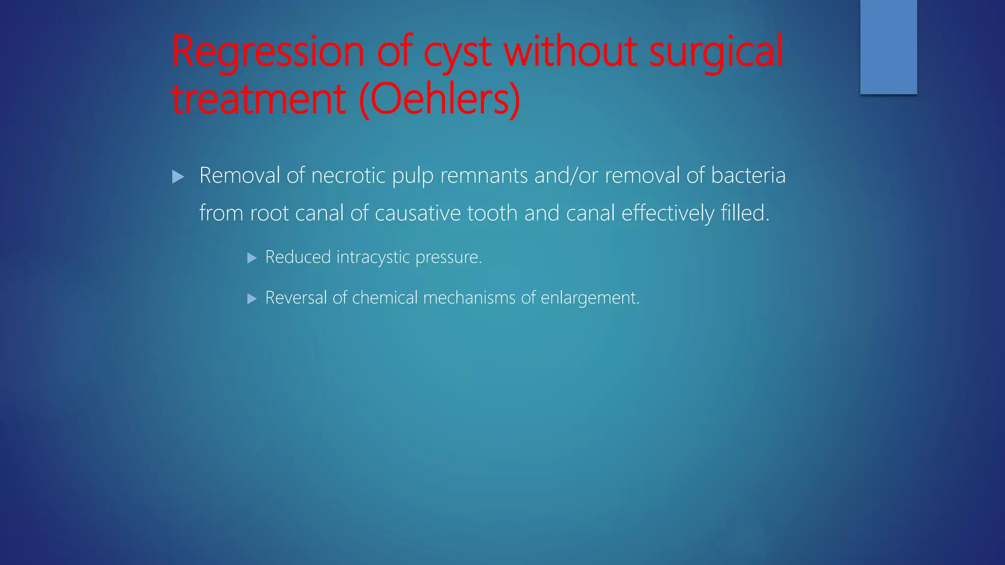 Management of cyst | PPTX