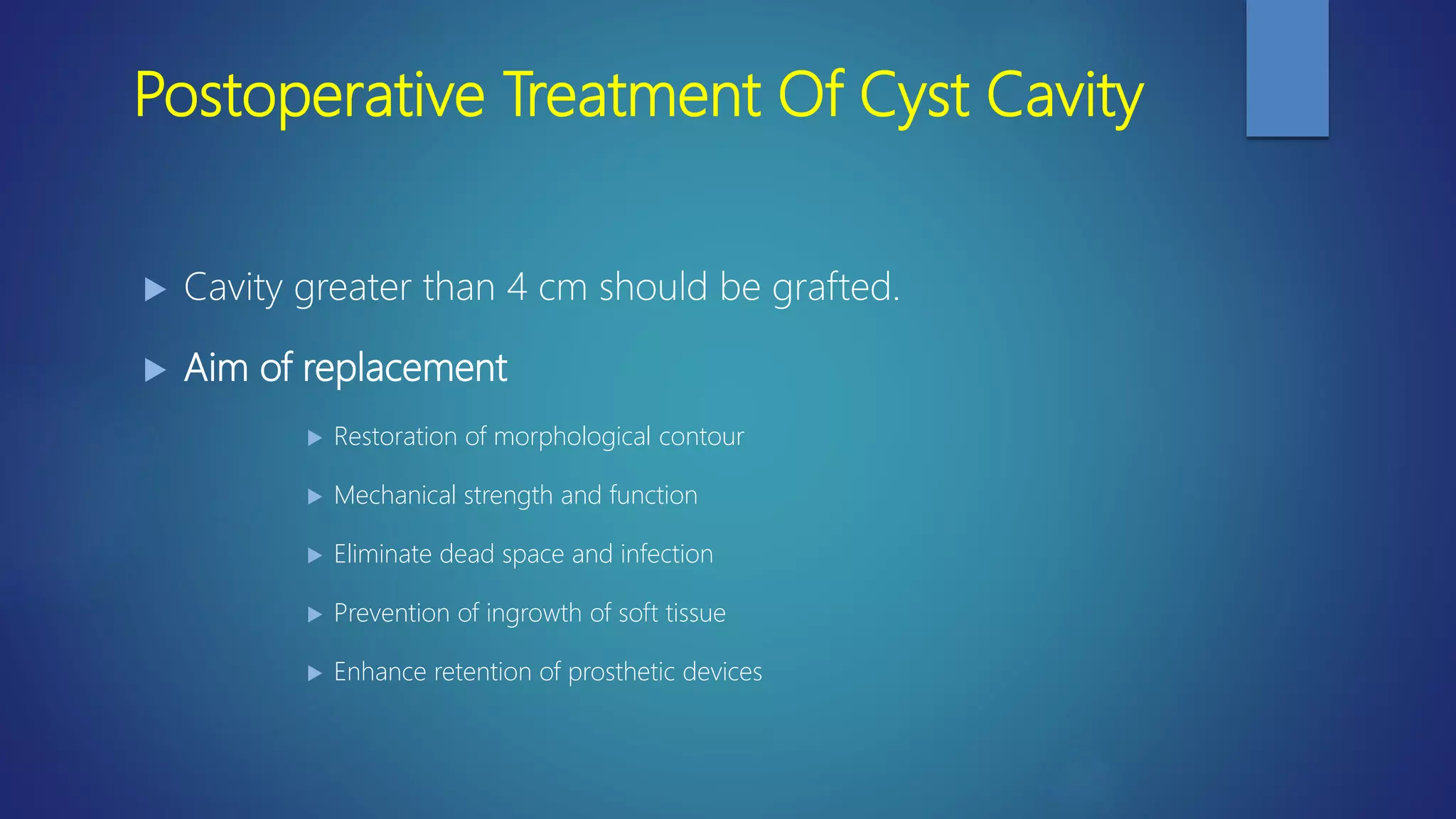 Management of cyst | PPTX