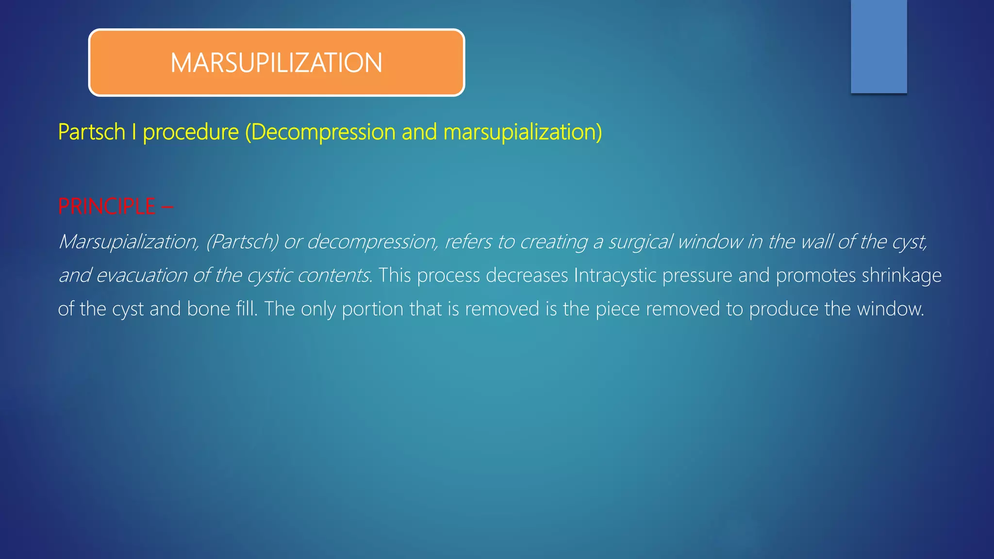 Management of cyst | PPTX