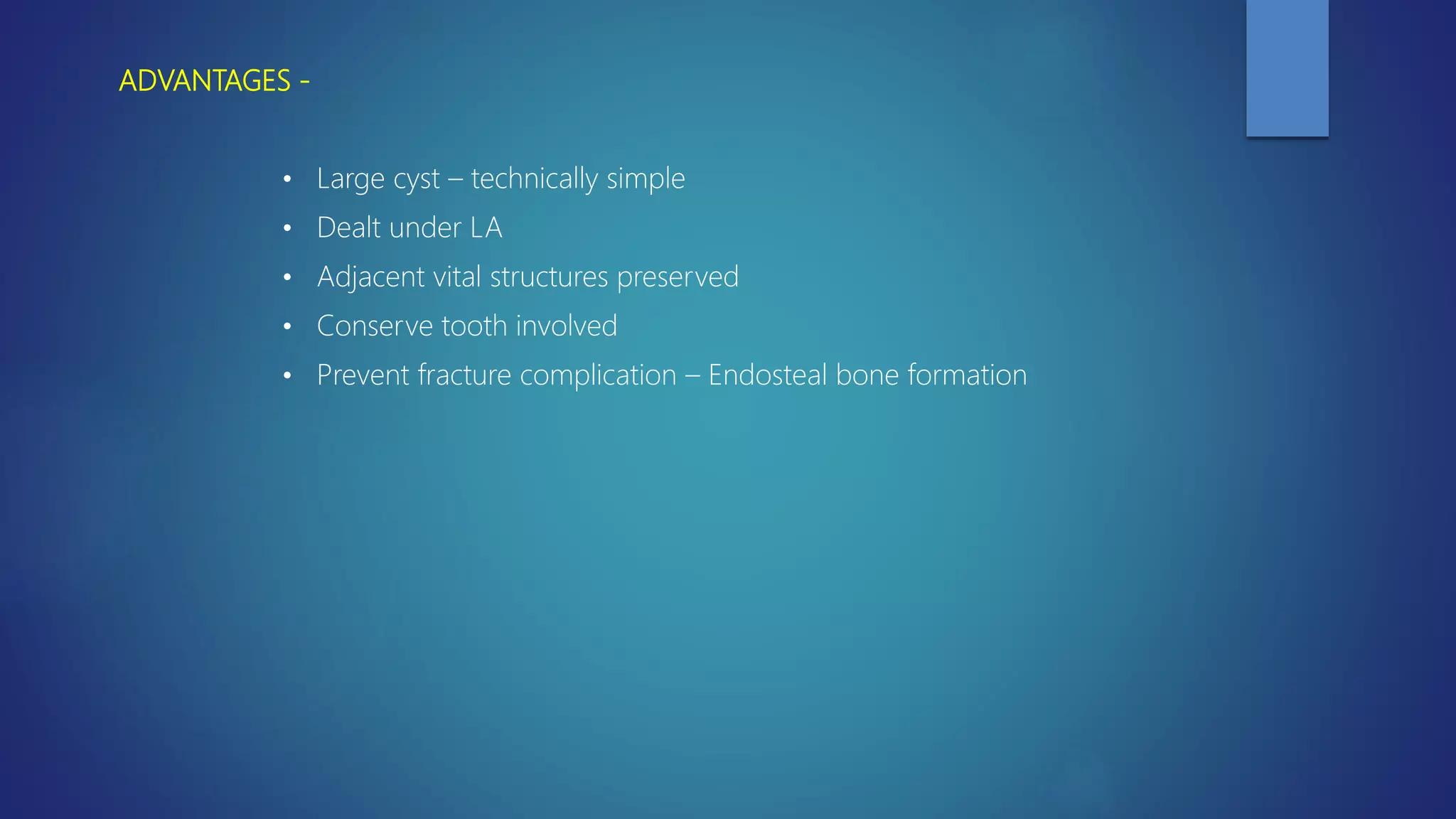 Management of cyst | PPTX