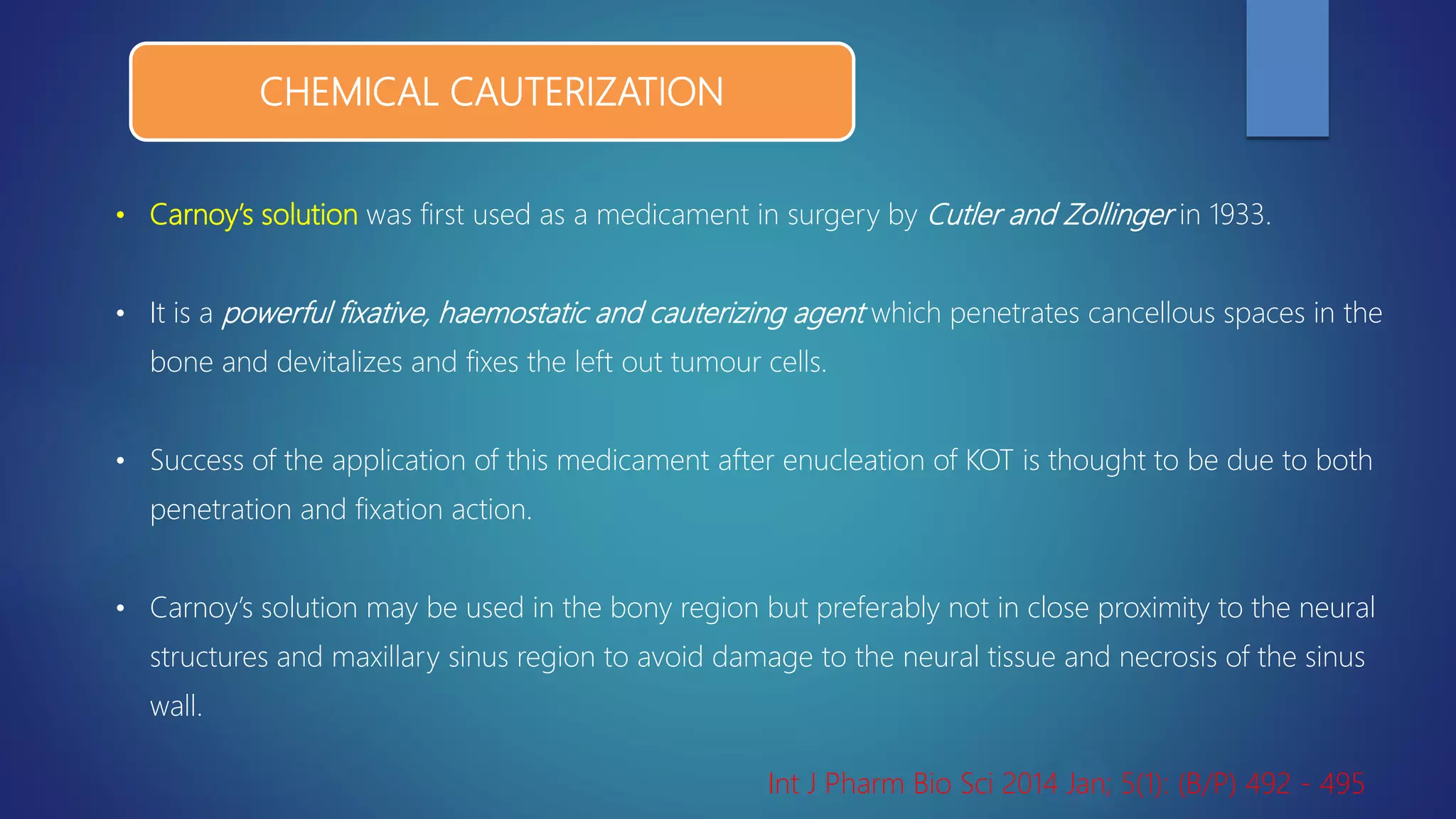 Management of cyst | PPTX