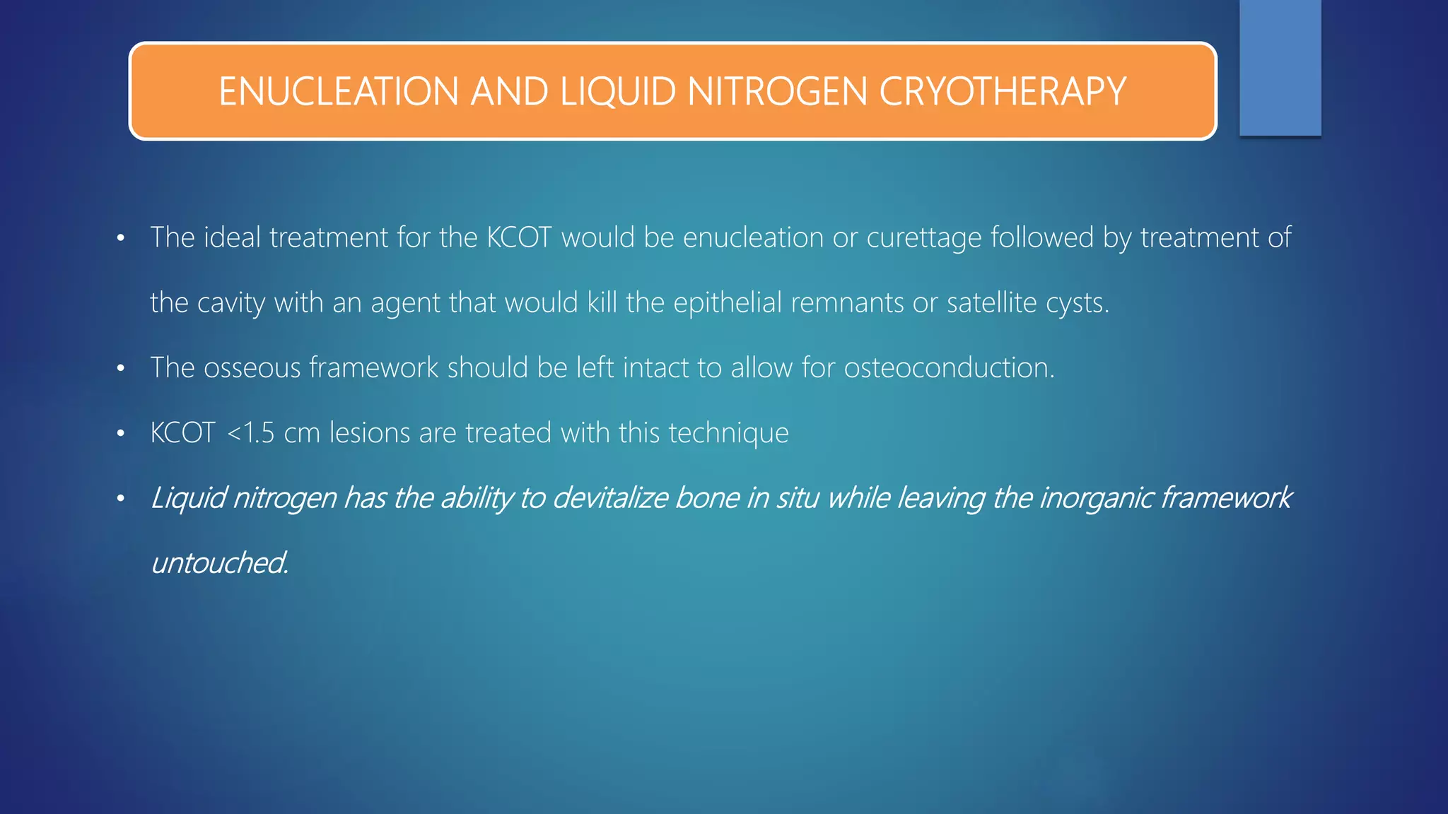Management of cyst | PPTX