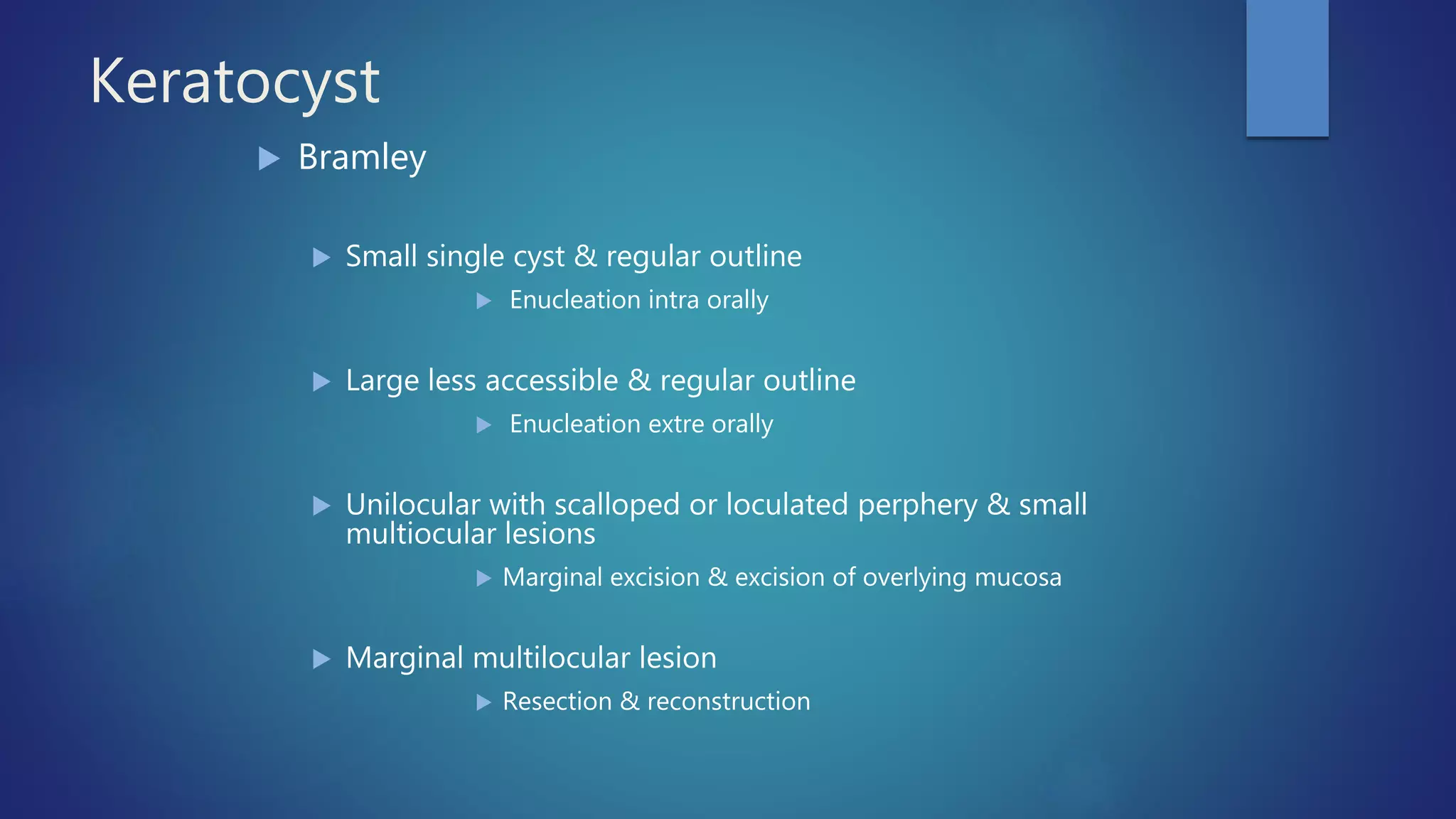Management of cyst | PPTX