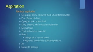Management of cyst | PPTX