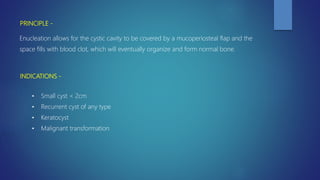 Management of cyst | PPTX