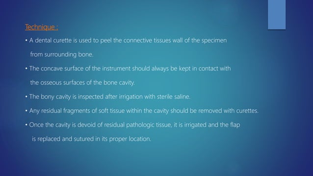 Management of cyst | PPTX