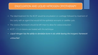 Management of cyst | PPTX