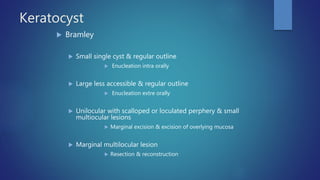 Management of cyst | PPTX