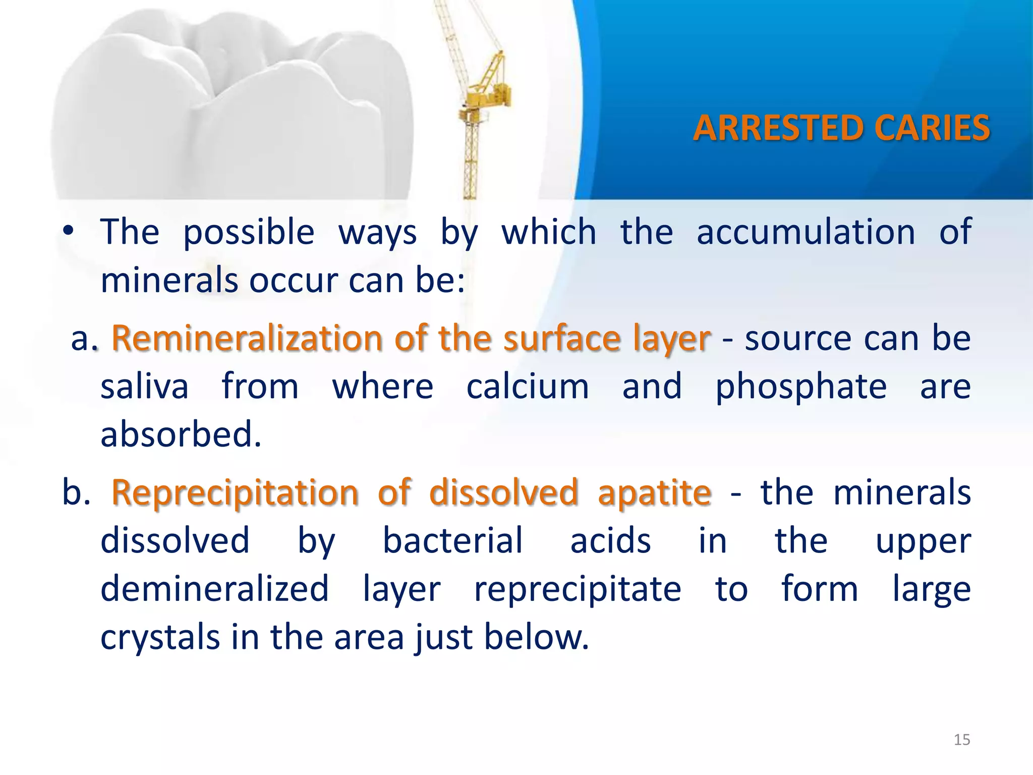 Management of deep carious lesions | PPTX