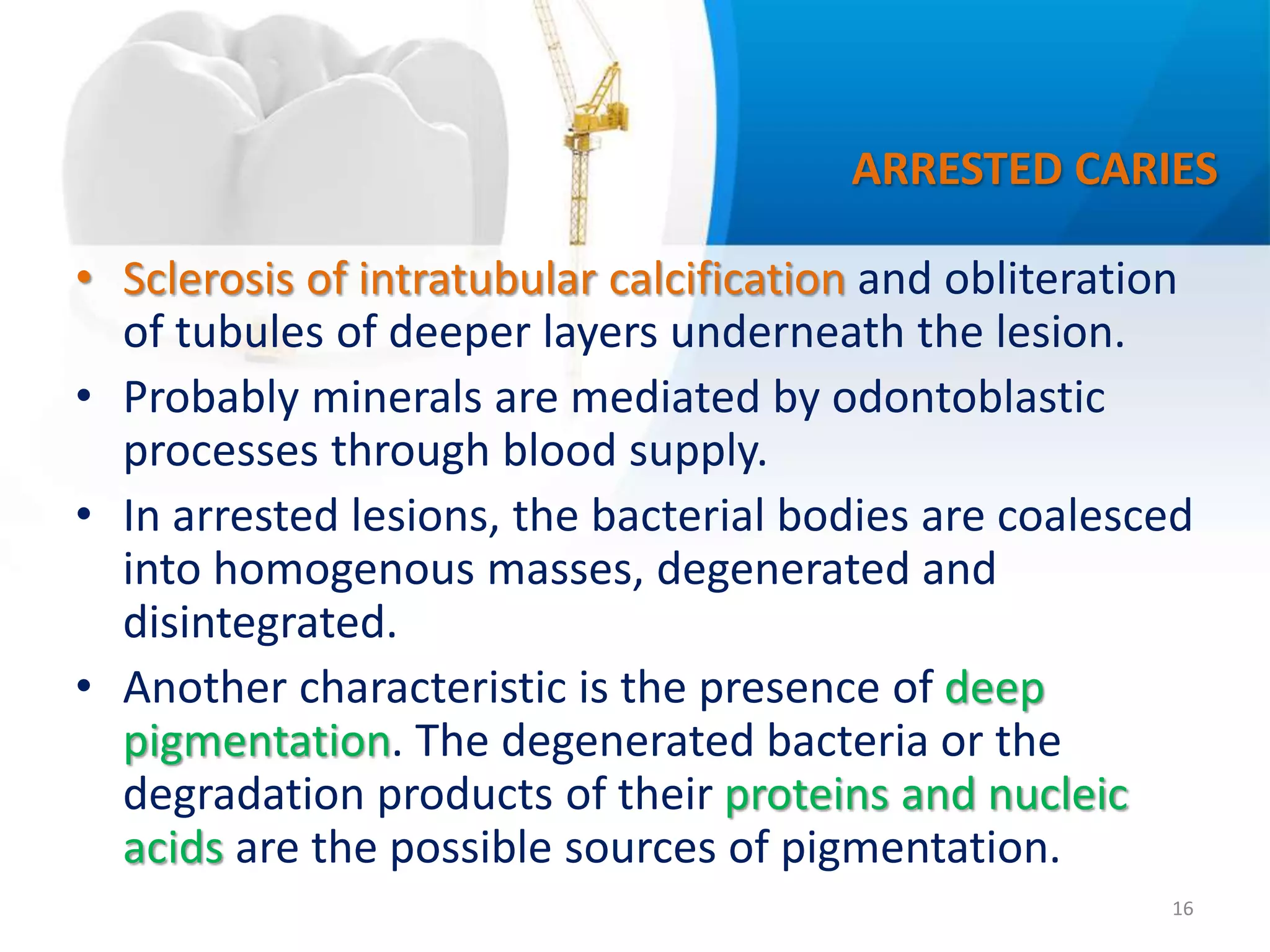 Management of deep carious lesions | PPTX
