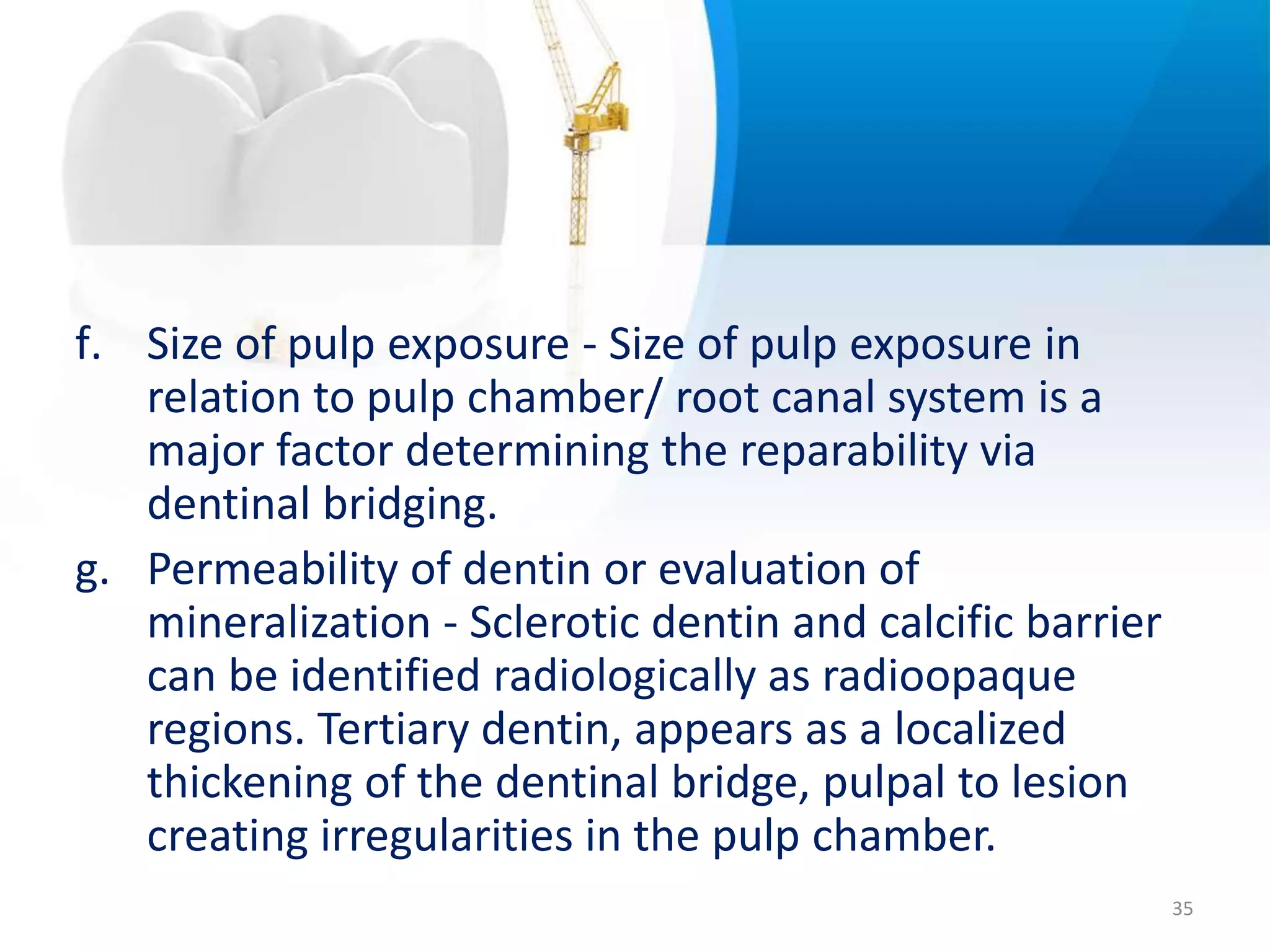 Management of deep carious lesions | PPTX