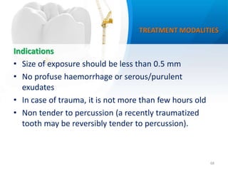 Management of deep carious lesions | PPTX