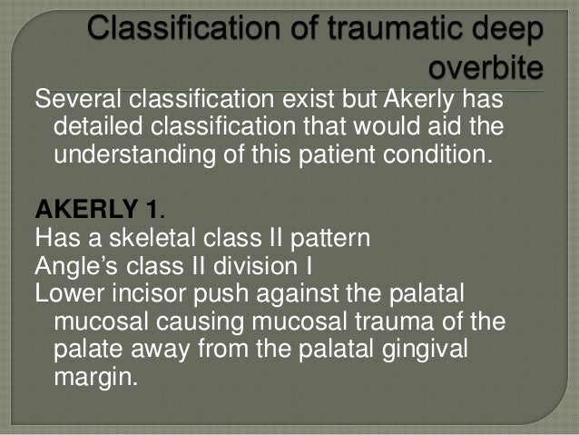Management of deep bite (1)