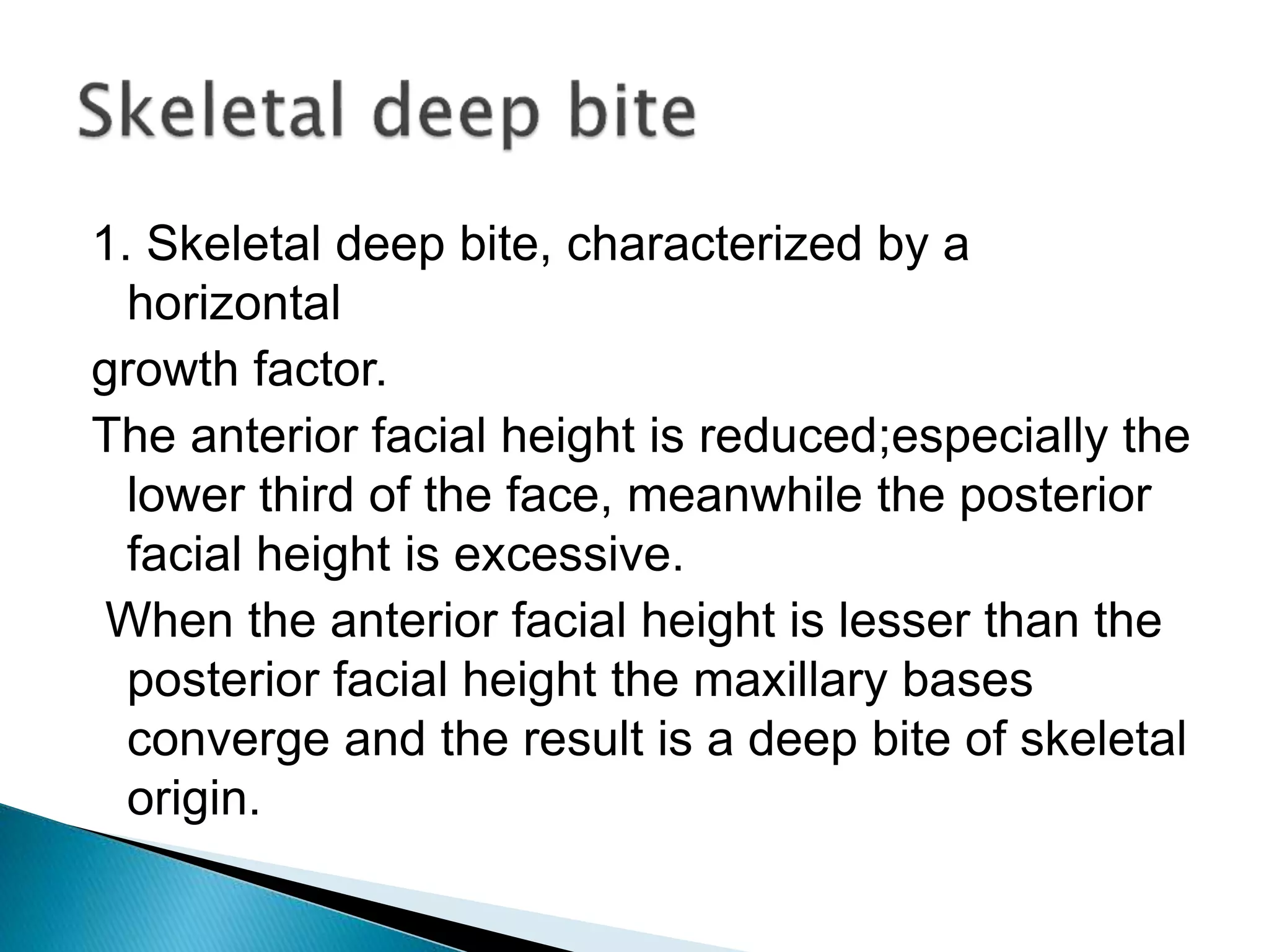 Management of deep overbite | PPTX