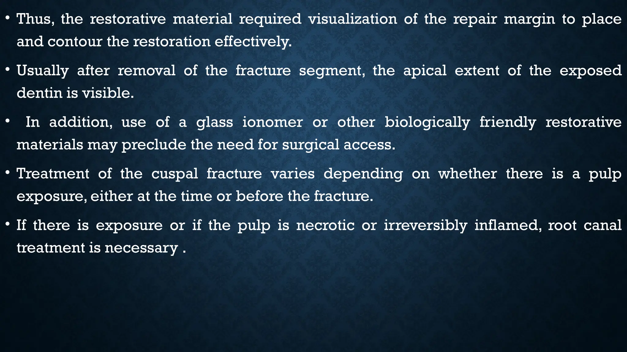 MANAGEMENT OF DEEP SUBGINGIVAL FRACTURES JC.pptx
