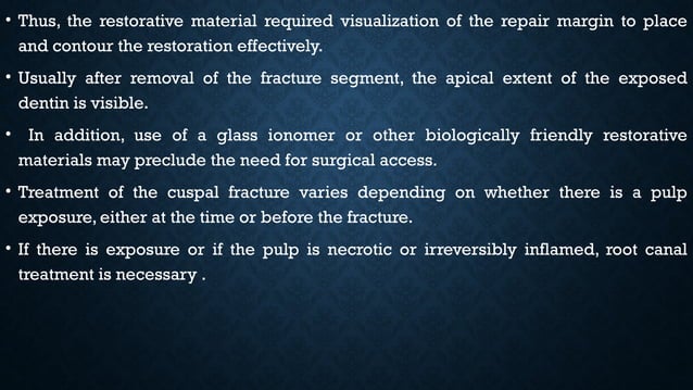 MANAGEMENT OF DEEP SUBGINGIVAL FRACTURES JC.pptx