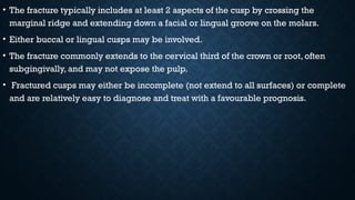 MANAGEMENT OF DEEP SUBGINGIVAL FRACTURES JC.pptx