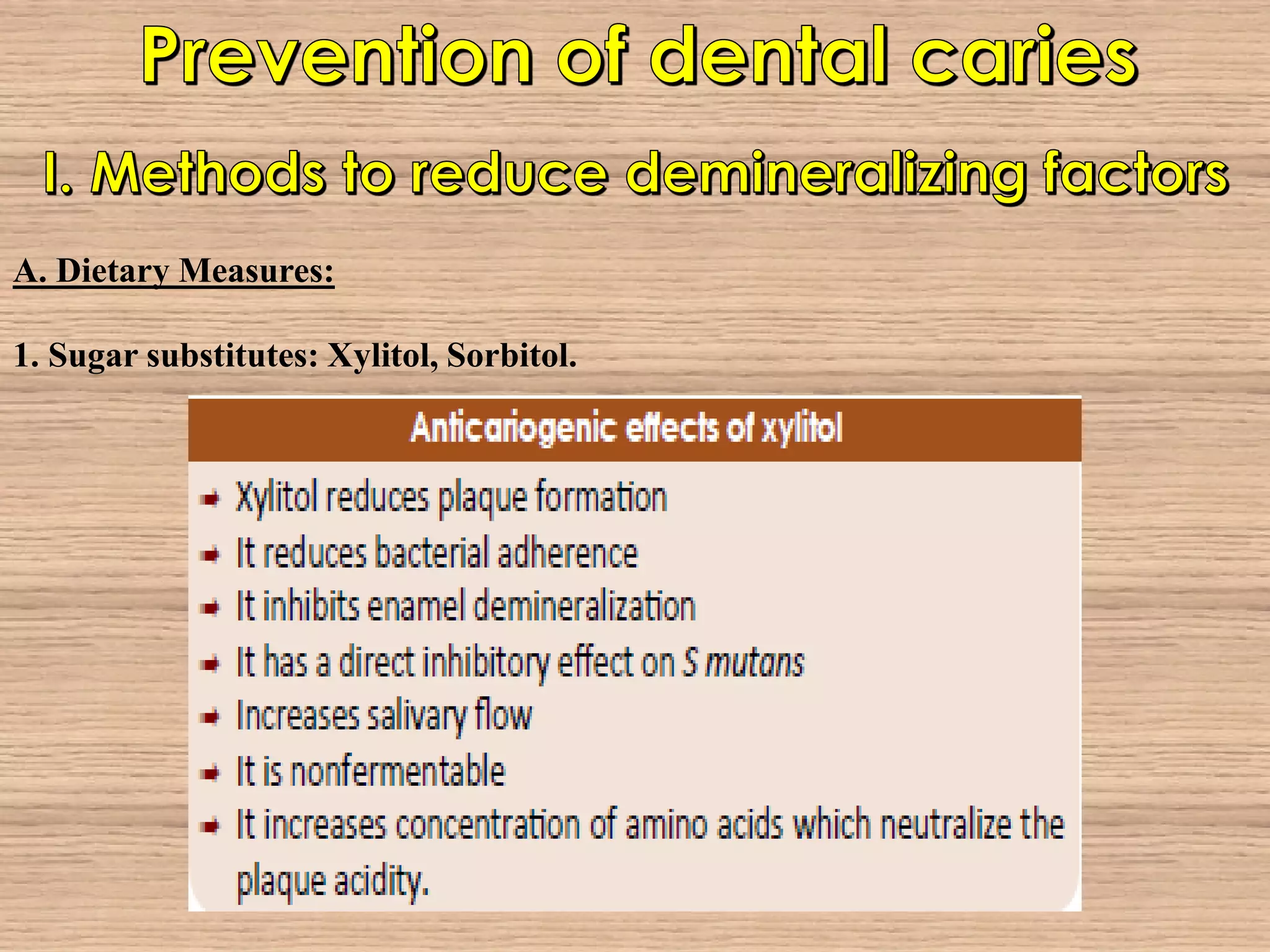 Management of dental caries | PDF