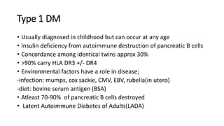 Management of diabetes | PPTX