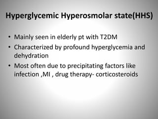Management of diabetes complication | PPTX