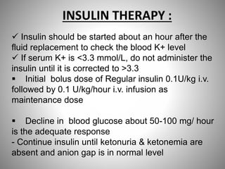 Management of diabetes complication | PPTX