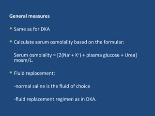 Management of diabetes emergencies'' | PPT