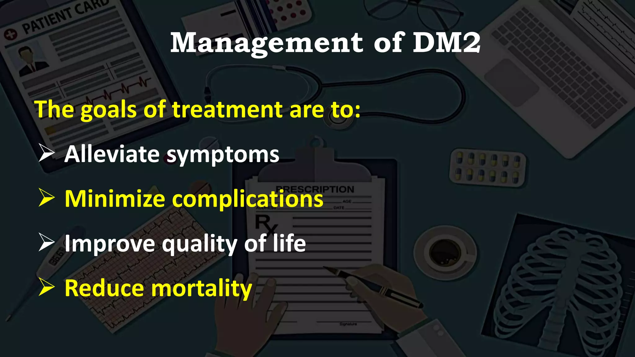 Management of diabetes mellitus type 2 in primary health care setting ...
