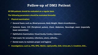 Management of diabetes mellitus type 2 in primary health care setting ...