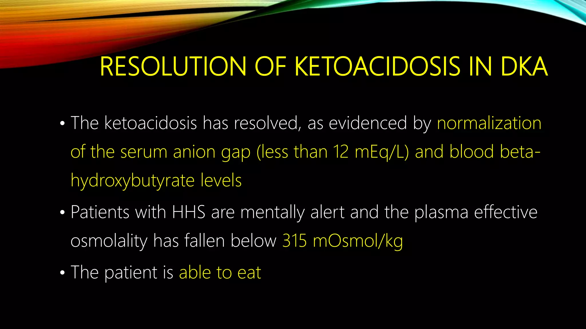 Management of diabetic ketoacidosis | PPTX