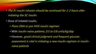 Management of diabetic ketoacidosis | PPTX