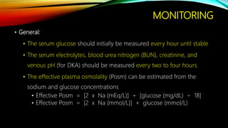 Management of diabetic ketoacidosis | PPTX