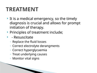 MANAGEMENT OF DIABETIC KETOACIDOSIS AND HYPEROSMOLAR HYPERGLYCEMIC ...