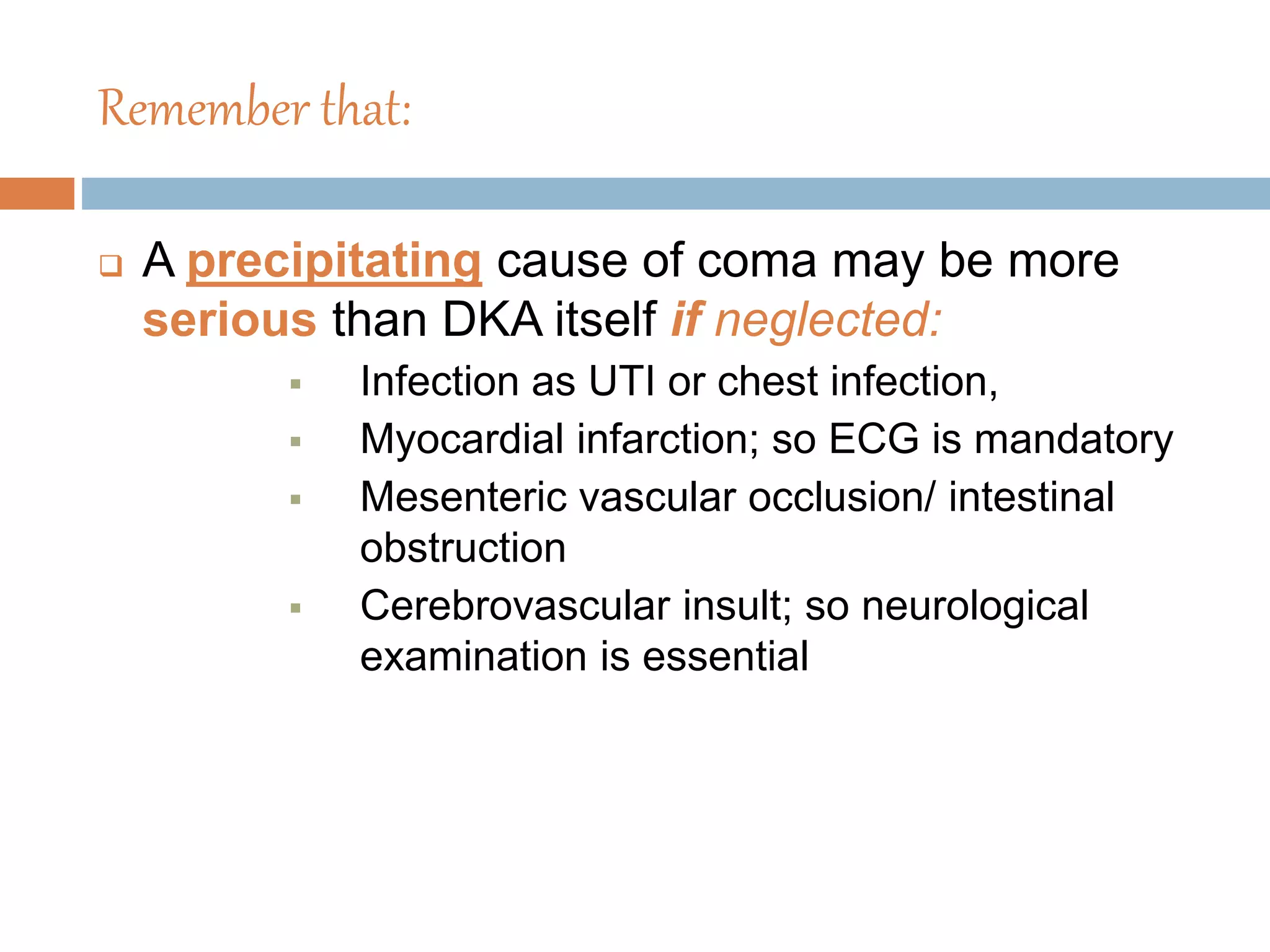 Management of diabetic ketoacidosis dka | PPTX