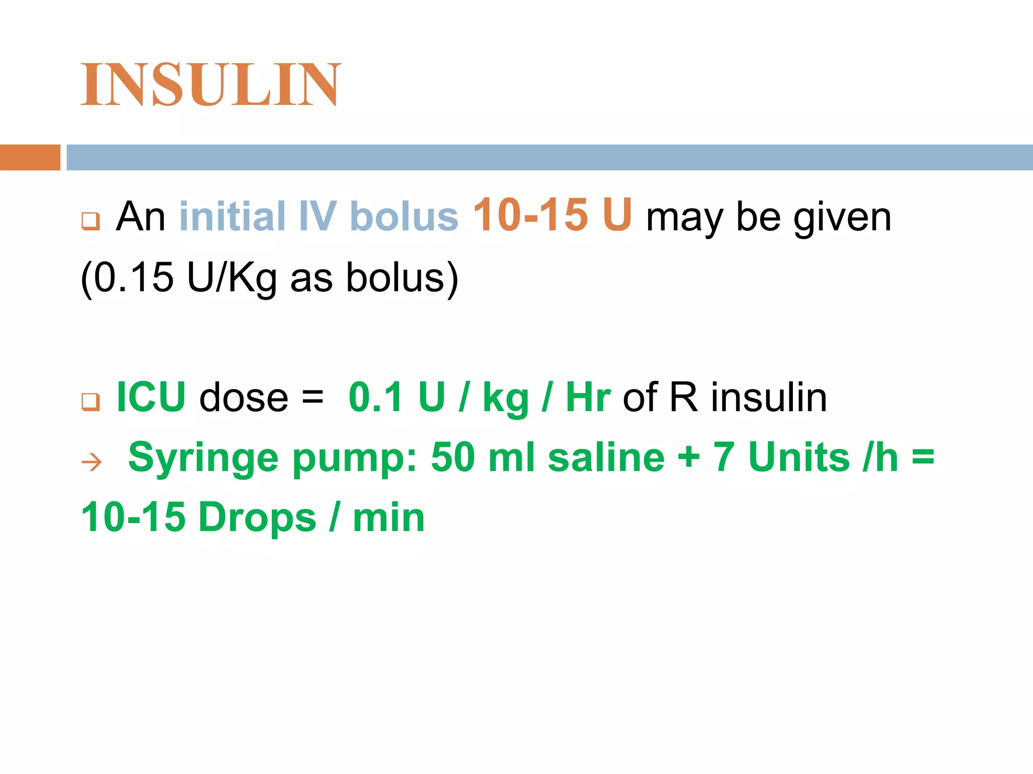 Management of diabetic ketoacidosis dka | PPTX