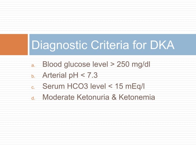 Management of diabetic ketoacidosis dka | PPTX | Endocrine and ...