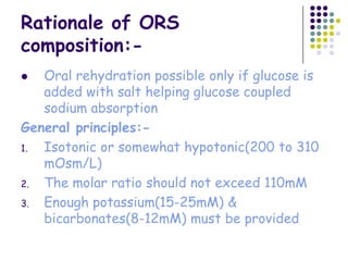 Management of diarrhoea in child & pregnant women | PPTX