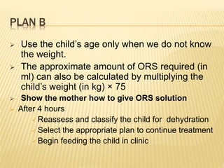 Management of diarrhoea | PPTX