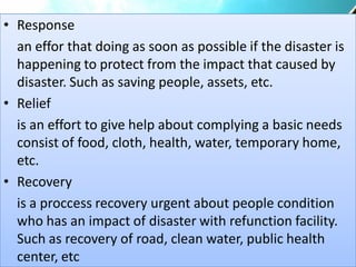 Management of disaster | PDF