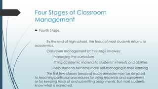 Classroom Management (Management of Discipline) | PPT