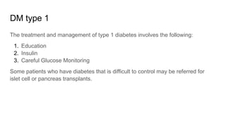 Management of DMManagement of DM-2Management of DM-2 | PPTX