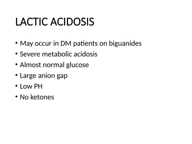 MANAGEMENT_OF_DM_EMERGENCIES and treatment | PPT