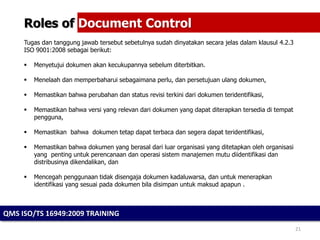Management of document control | PPTX